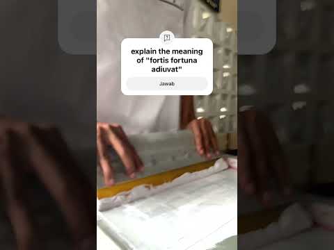 explain the meaning of "fortis fortuna adiuvat" #screenprintinglife #screenprinting #answer
