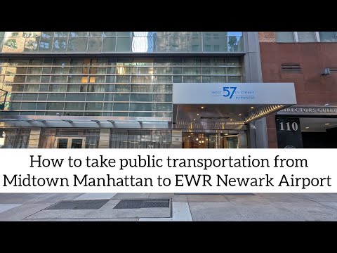 How to: Take the public trains from Manhattan to EWR