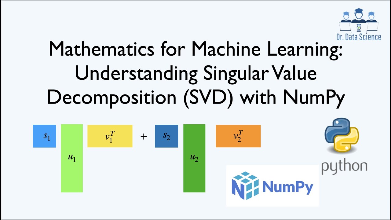 Easiest Way to Understanding Singular Value Decomposition (SVD) with Python: numpy.linalg.svd