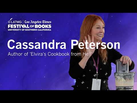 Cassandra Peterson LA Festival of Books Interview and Cooking Demo ...