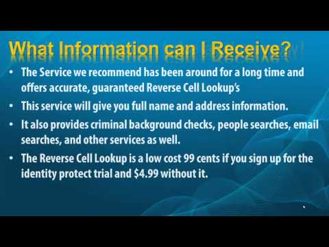 Reverse Cell Lookup | Name and Address| Reverse Cell Phone Lookup free