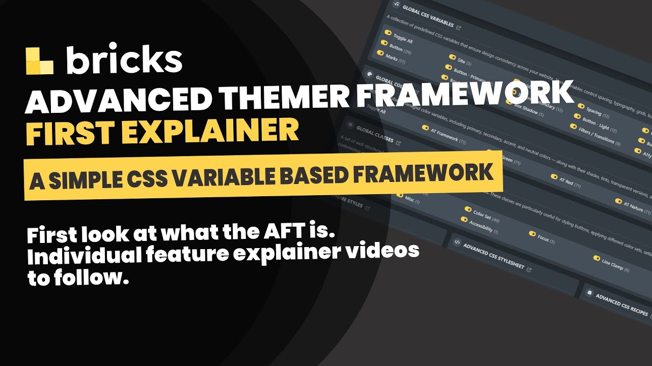 Bricks Builder Advanced Themer Framework intro