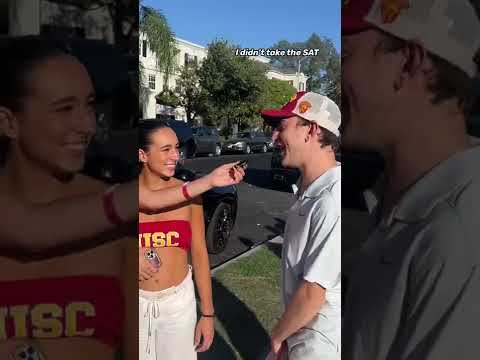 what SAT score got you into USC? #usc #college #shorts #interview