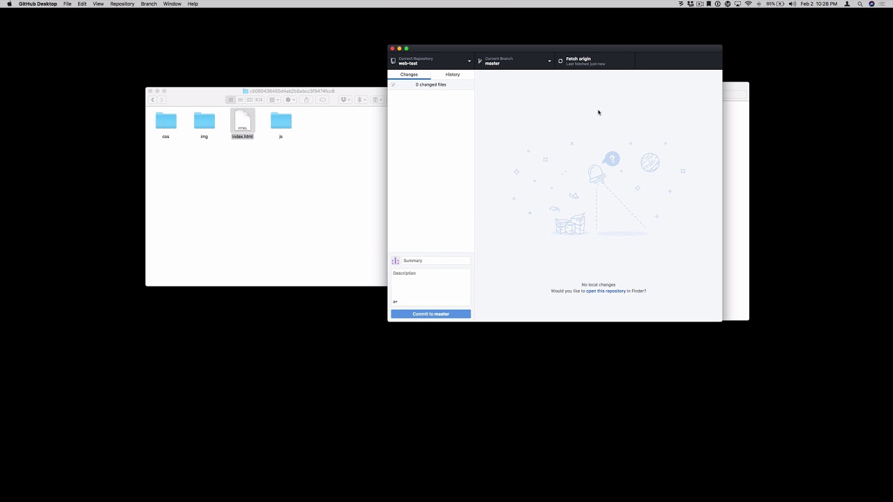 Existing Repo, CodePen to GitHub
