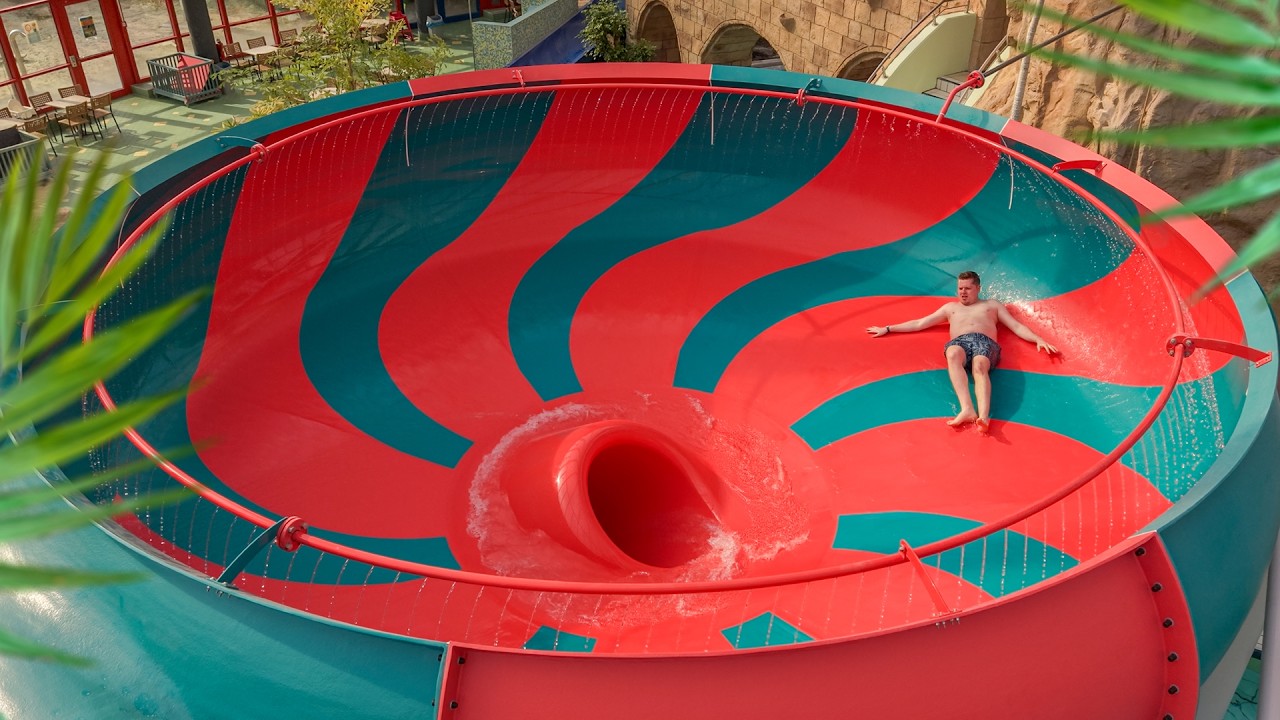 New Bowl Water Slide at Atlantis! Tropenwirbel Opening Day POV