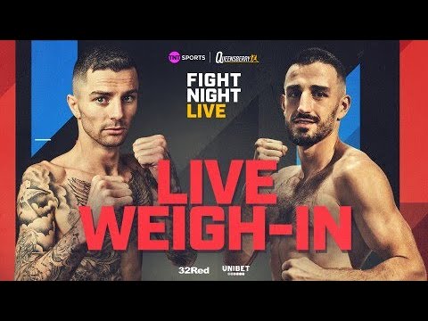 LIVE Fight Night Weigh-Ins | Mark Chamberlain v Artjoms Ramlavs | TNT Sports