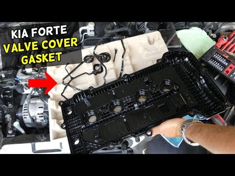 HOW TO REPLACE VALVE COVER GASKET ON KIA FORTE