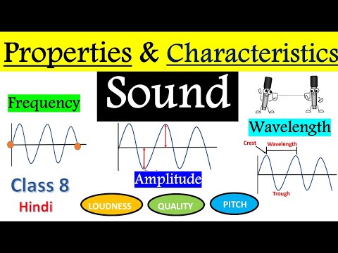 What are the Properties of Sound class 8 in Hindi | Amplitude, Frequency & Time Period