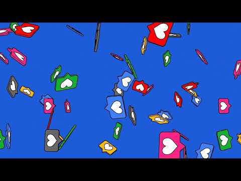 [1 hour]Toon Colorful Like Icons - Background/Screensaver[4K][No Sound]