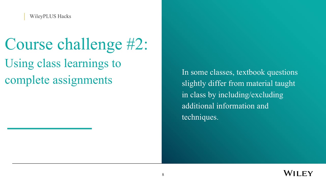 WileyPLUS Hacks Presentation