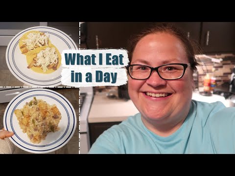 What I Eat in a Day to Lose Weight | Baja Chicken Tacos | Tater Tot Casserole