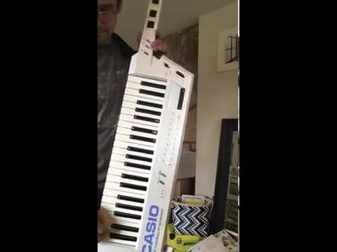 very rare Casio AZ-1 1986 Pearl White Keytar - w/velocity | Reverb UK