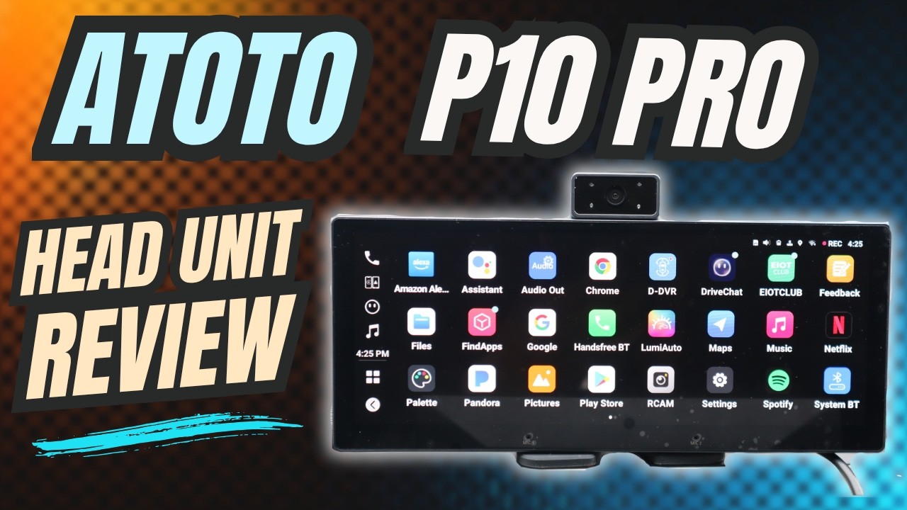 Done in 60 Seconds! Add Apple Carplay and Android Auto with this ATOTO P10 Pro Portable Car Headunit
