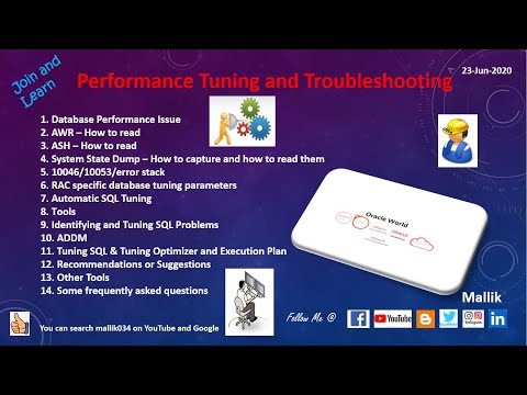 Learn Performance Tuning and Troubleshooting in Oracle || SQL tuning ...