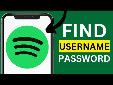 How to Find Your Username and Password on Spotify