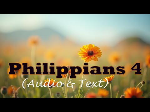 Philippians 4 | KJV AUDIO BIBLE (With Text & Images)
