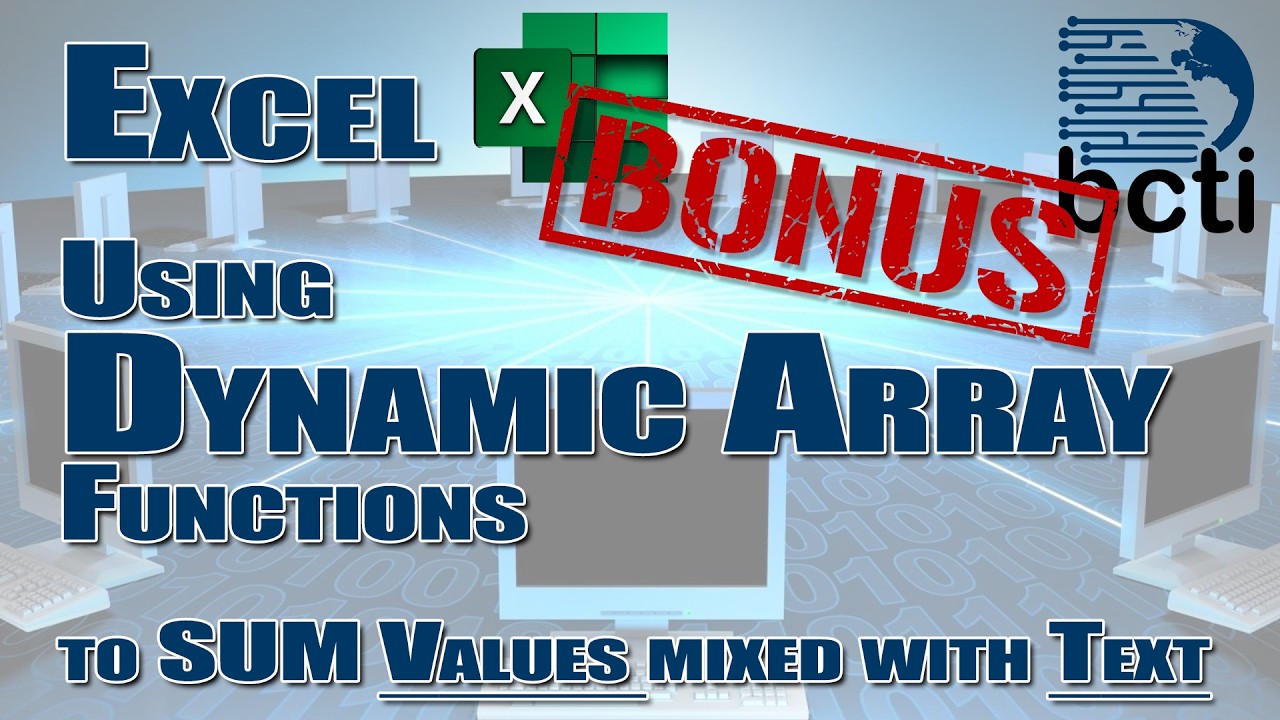 Microsoft Excel - Sum Embedded Values using Dymanic Array Functions