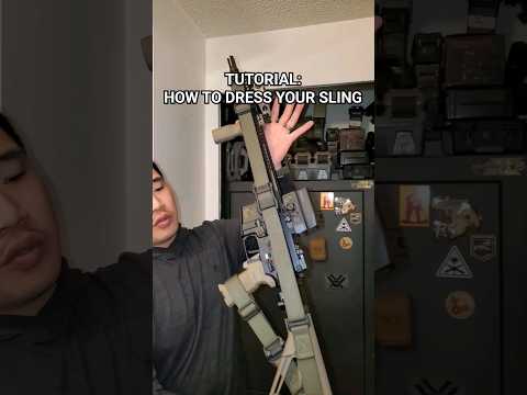 I'm too short for single point slings 😔 #magpul #pewpew #sling #rifle #556 #ar15 #holosun #colt #gun