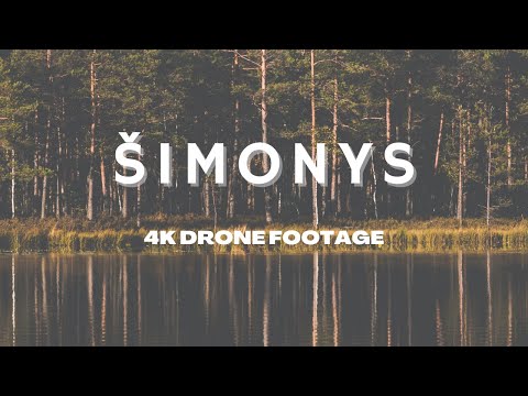 Šimonys Lithuania 🇱🇹 Drone Footage 4K