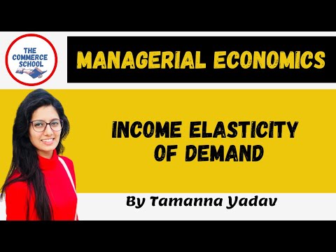 Income Elasticity of Demand