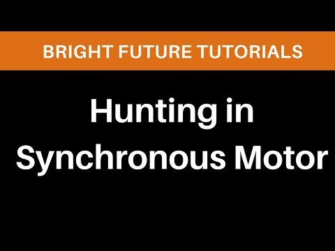 Hunting in Synchronous Motor | How does damper winding prevent hunting ?