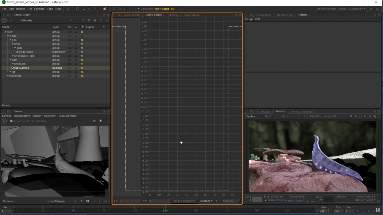Working in Katana - User Interface