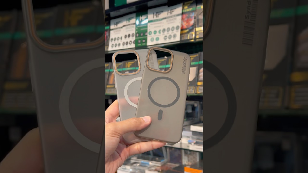 Premium Quality Syndee Matte Back Magsafe Case For iPhone 16 Pro Max#hfstore #phonecase #iPhone case
