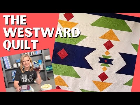 Westward Quilt - A Modern Solid Quilt with the Midnight Quilter