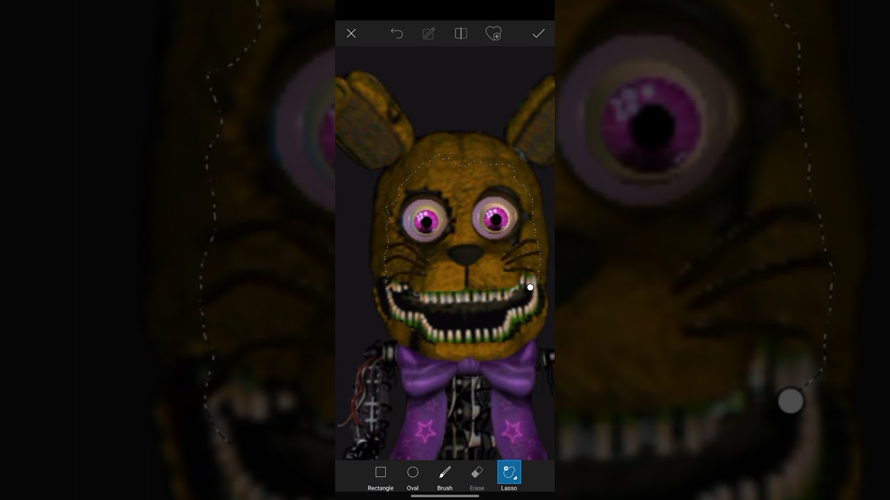 Making Ignited Plushtrap | FNaF Speed Edit