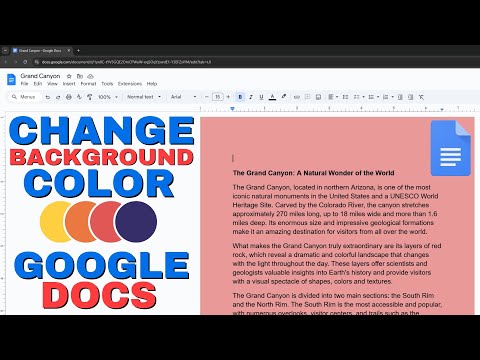 How to Change the Background Color on Google Docs - Full Tutorial