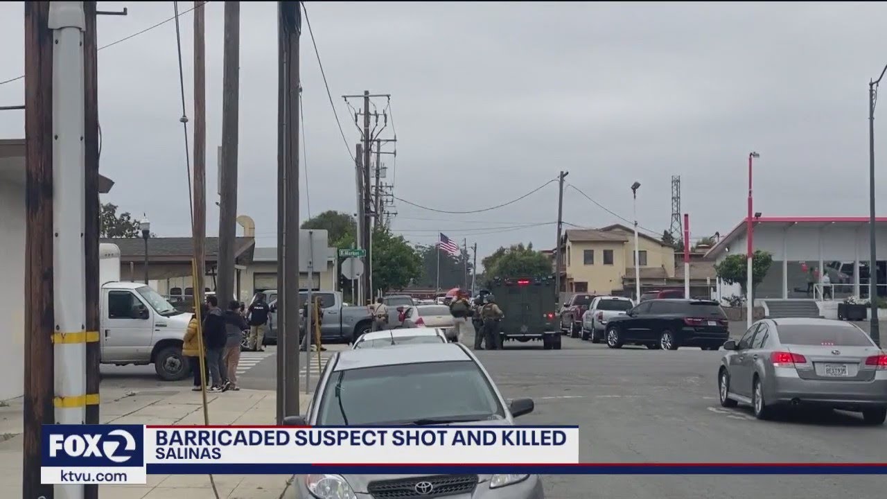 Barricaded suspect fatally shot after wounding Monterey County deputy