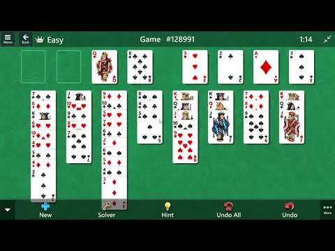 Solitaire Freecell Game #128991