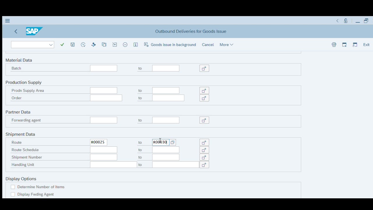 SAP EXERCISE 8 TASK 3