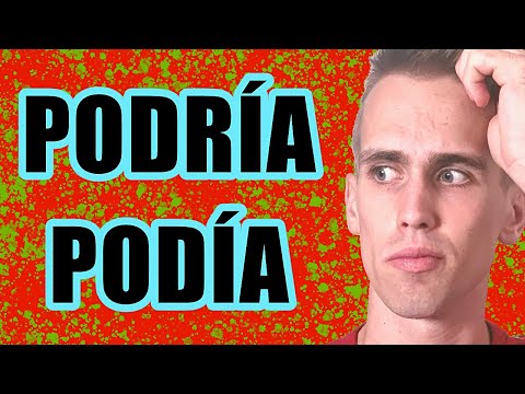 Difference between PODRÍA and PODÍA in Spanish