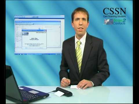 Business Card Scanner to Microsoft Outlook - Scan2Contacts ( by CSSN )