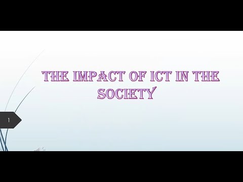 The Impact of ICT in the society ( by Thimethya )