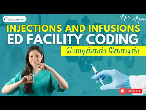Injections and infusions in Tamil II ED facility coding II THOUGHTFLOWS II Medical coding in tamil