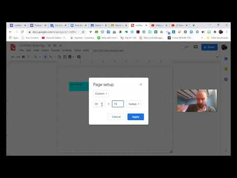 Changing the Dimensions of Your Google Drawing
