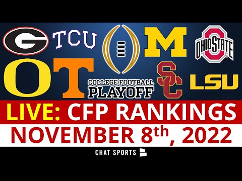 College Football Rankings LIVE – Top 25 Teams In 2nd College Football Playoff Rankings For 2022