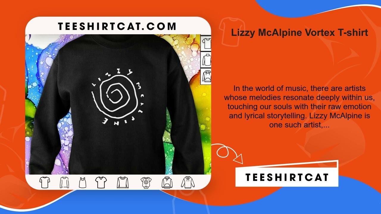 Lizzy McAlpine Vortex T-shirt