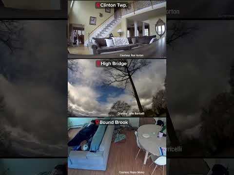 Cameras capture the moment earthquake shook New Jersey