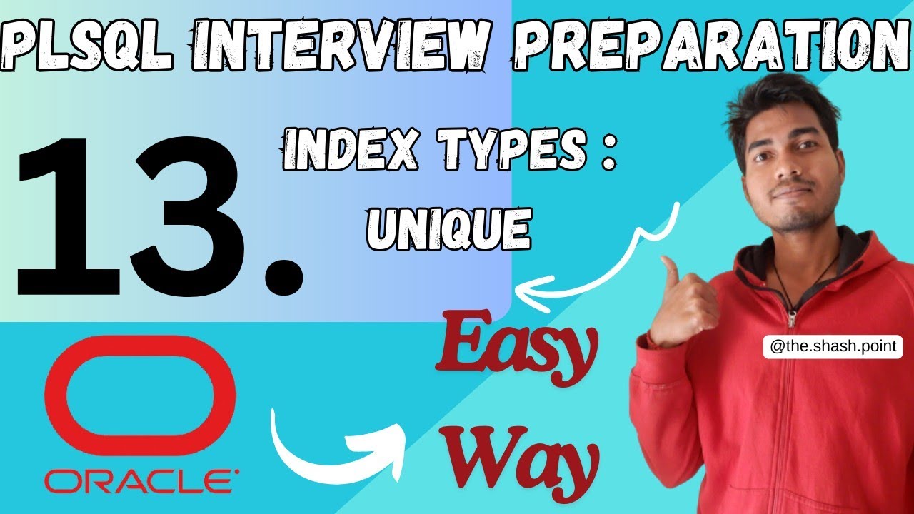 Oracle Interview question | What is Unique Index? | ORACLE UNIQUE INDEX