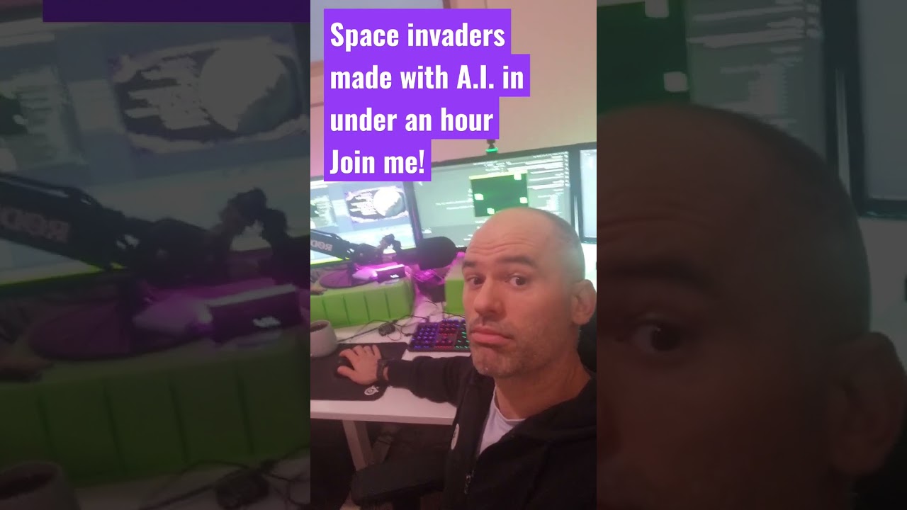 Make Pygame Space Invaders with Copilot Chat in under 60 min!
