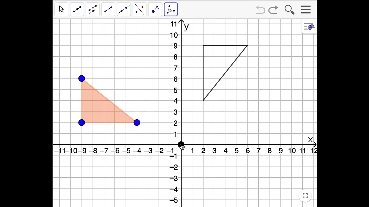 How to Rotate around a Point in GeoGebra