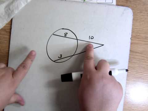 (Geometry) -- Segments in Circles (chords/secants/tangents)