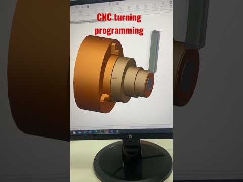 CNC Turning programming in solidworks #solidworks #solidworks3d #design #cncmachine #cncturning