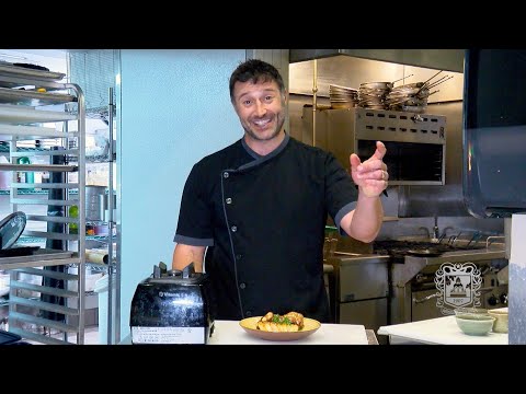Making Sea Bass with Chef Luca Della Casa