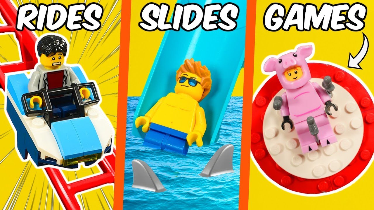 I Built 4 MASSIVE LEGO Theme Parks...