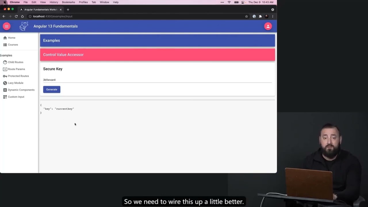 33. Custom Input - Control Value Accessor