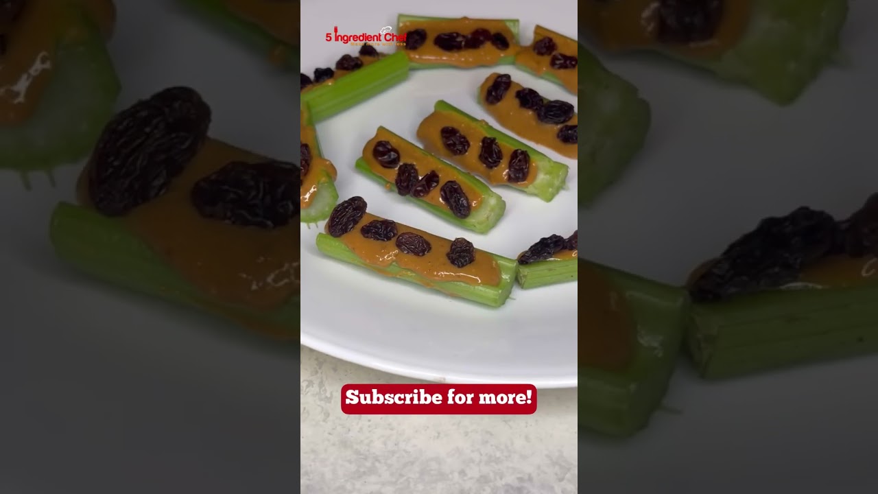 How to make Ants on a Log! | 5 Ingredient Chef